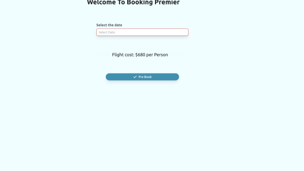 Booking Premier | Appsmith Community Portal